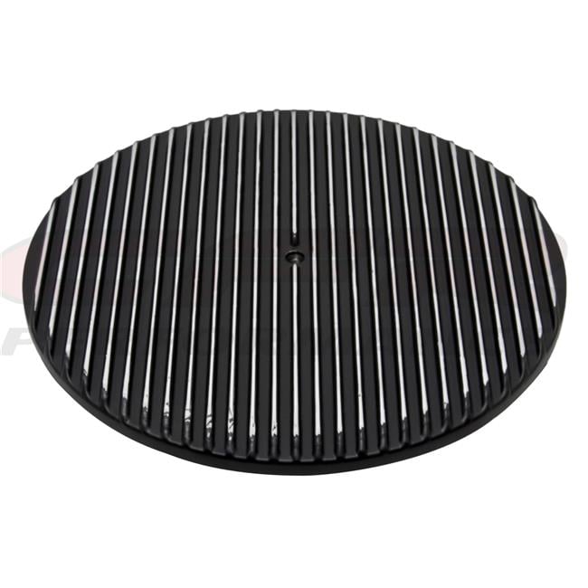 CFR 14 in. Aluminum Round Air Cleaner Top Polished Finned - Black ...