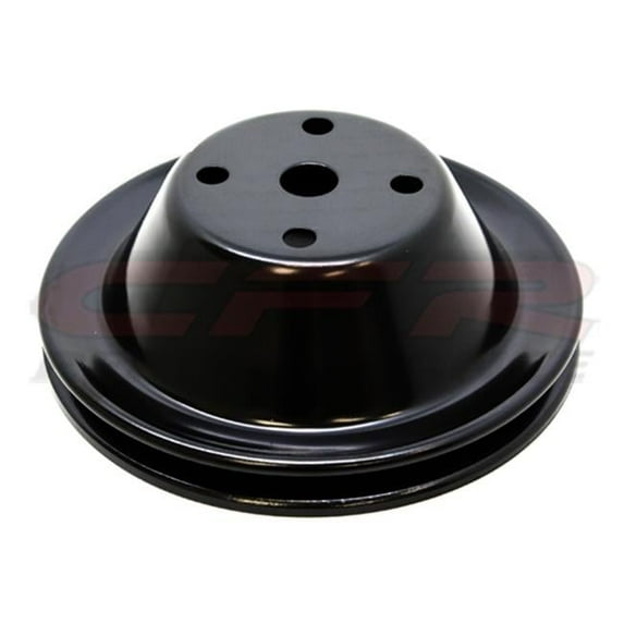 CFR Chevy Small Block Black Steel Water Pump Pulley - Long - Walmart.com