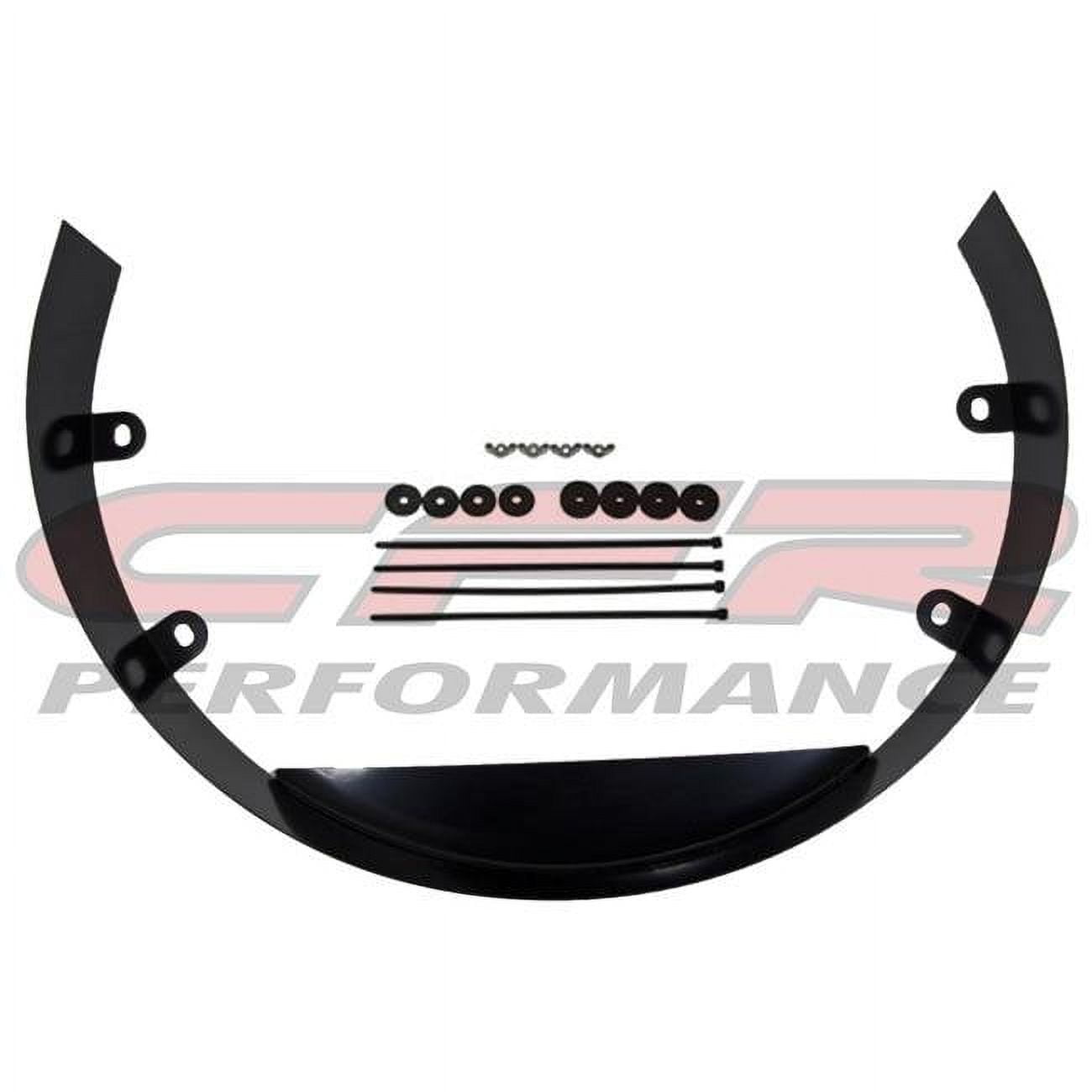CFR HZ-9453 3 in. Universal Chrome Steel Cooling Fan Shroud - Chevy ...