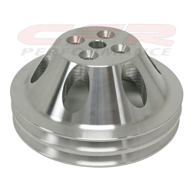 CFR HZ-9479-C Chevy Small Block Aluminum Chrome Water Pump Pulley - 2 ...