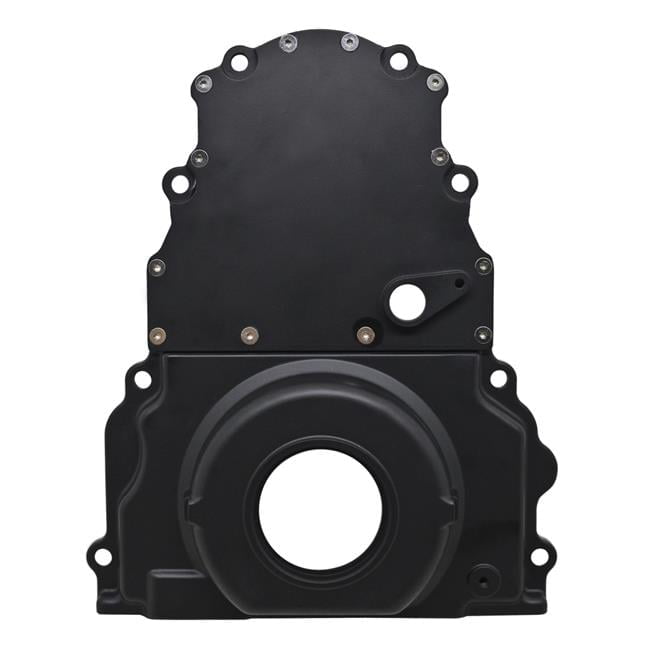 CFR Performance Aluminum Chevy LS Two Piece Timing Chain Cover with Cam ...