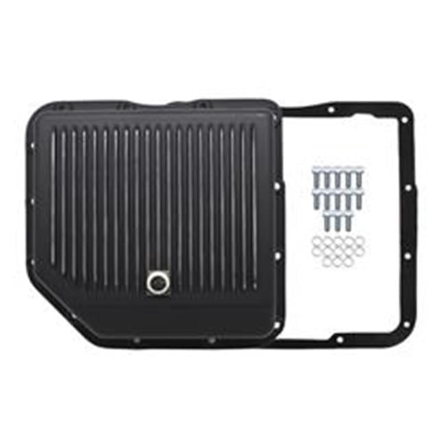 CFR Performance Aluminum Transmission Pan Kit Deep Finned - Black for ...