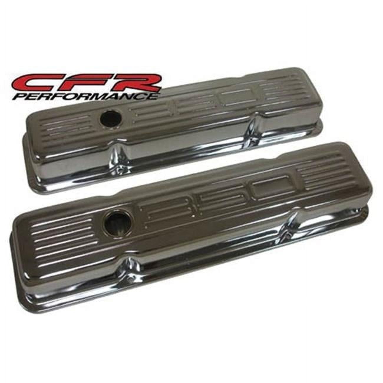 CFR Performance HZ-9841-C Tall Steel Valve Covers - Chrome with 350 ...