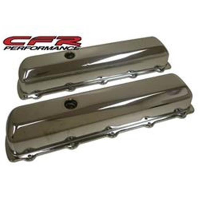 CFR Performance V8 Steel Valve Covers - Chrome for 1964-80 Oldsmobile ...