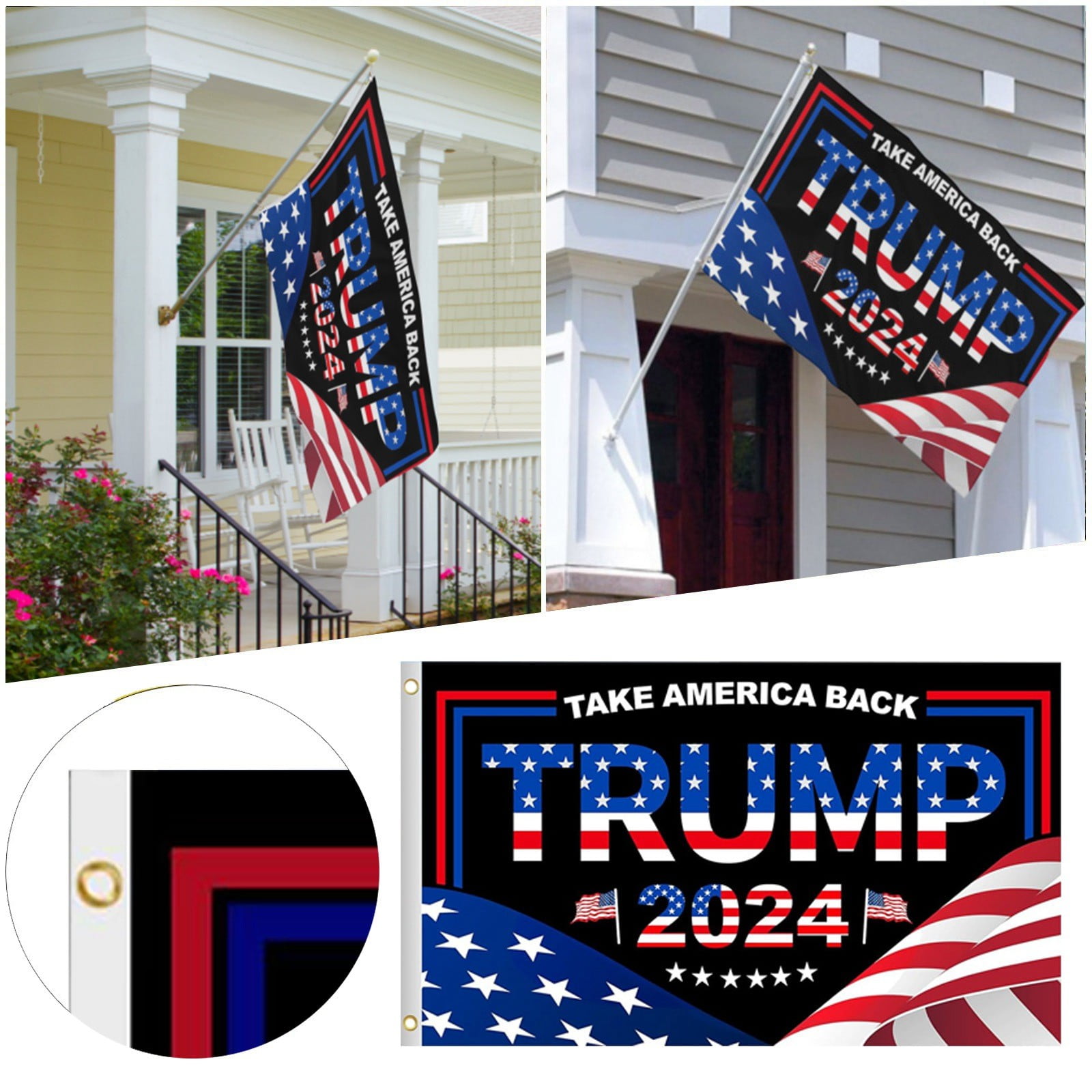 CFS 2024 Campaign Flag Election Polyester Us Election Campaign Flag ...
