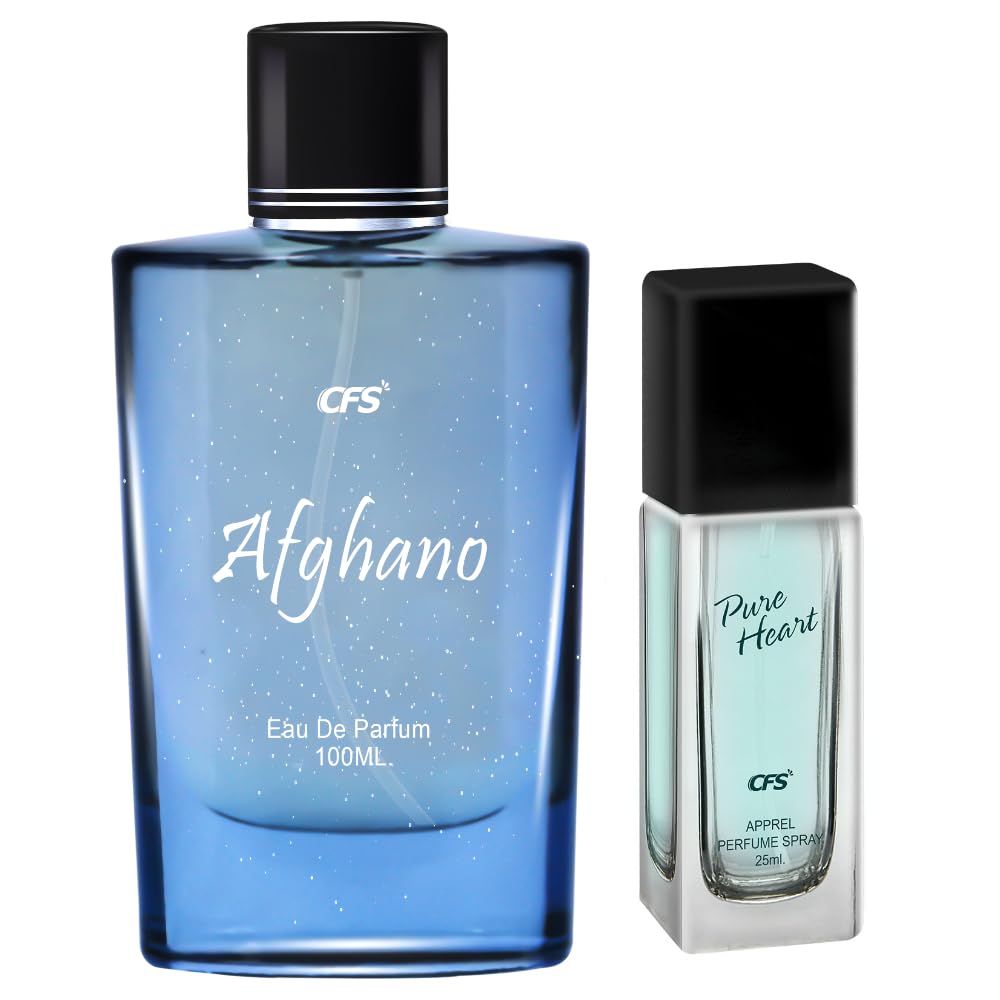 CFS Afghano 100ml Eau De Parfum Pure Heart Blue 25ml Long lasting ...