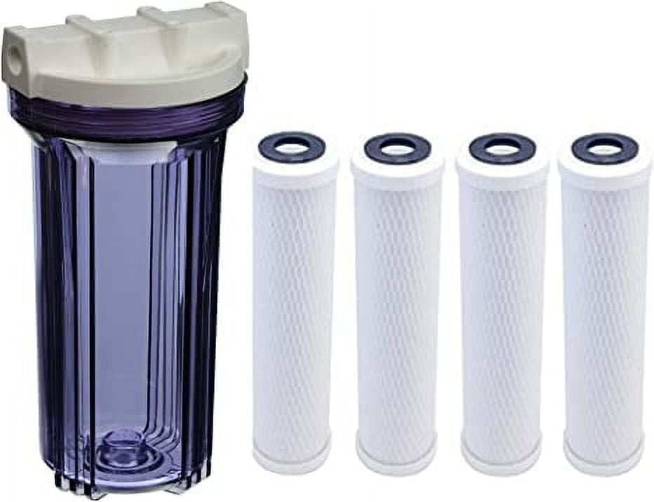 CFS Clear Filter Housing Compatible to HF2-10CLWH12, Water Pur Company ...