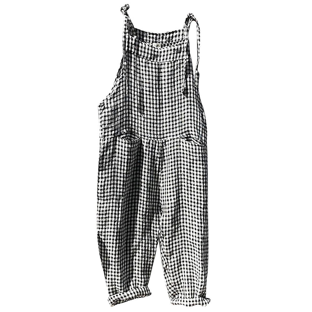 CFXNMZGR Fashion Women's Sleeveless Striped Jumpsuit - Stylish Bandage ...