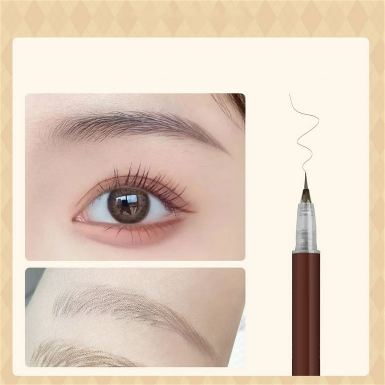 Pjtewawe Pro Beauty Tools Eyebrow Pencil Liquid Eyebrow Pen Tattoo Tips Fine Sketch Microblade Pen For Eyebrows Waterproof Long Lasting Natural Brows Looking 1Ml Walmart