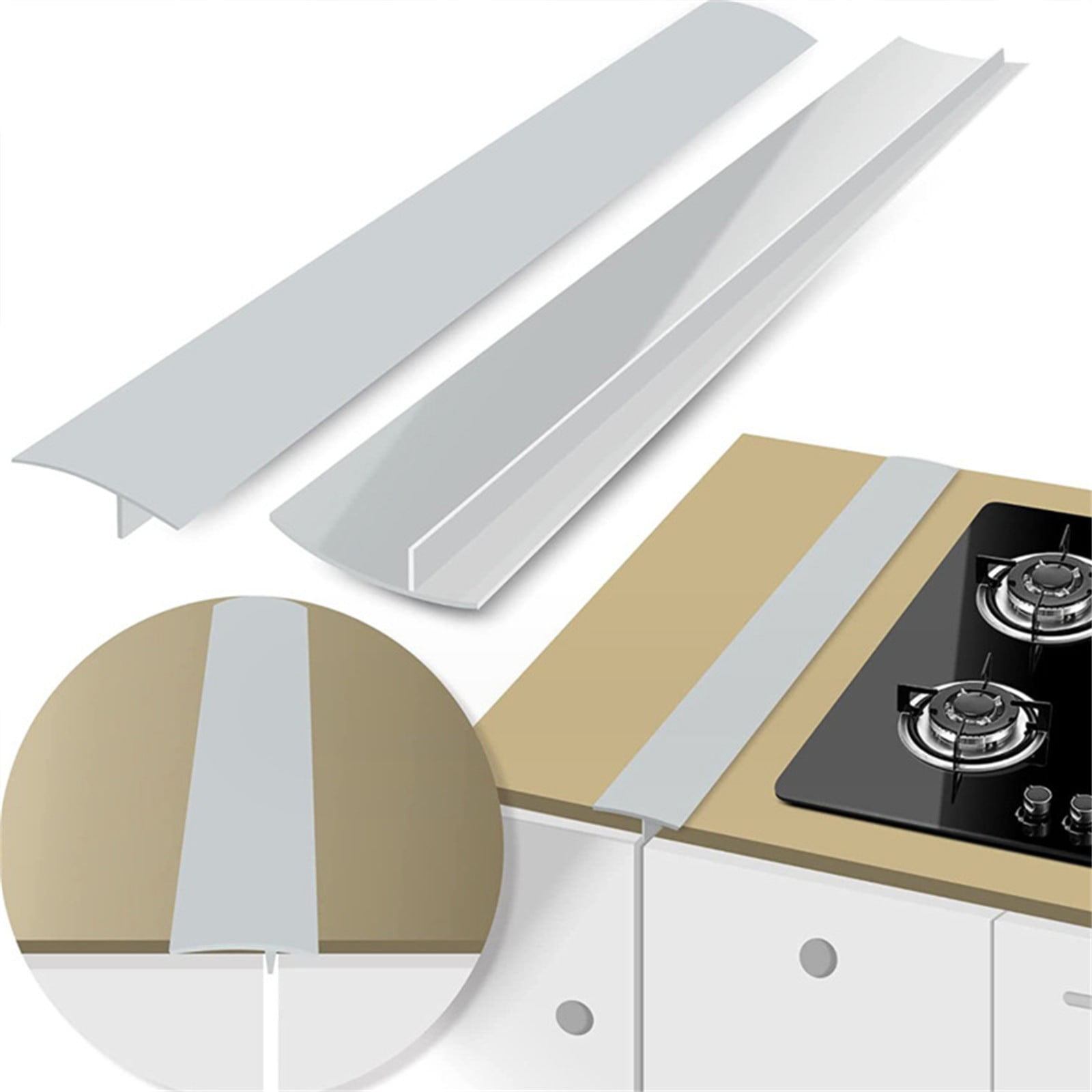 CFan7Gang Clearance Kitchen sealing strip white A Stove Silicone ...