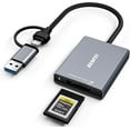 CFexpress Type A Card Reader with USB 3.2 (Gen 2) 10Gbps, USB-C&USB-A 2 ...