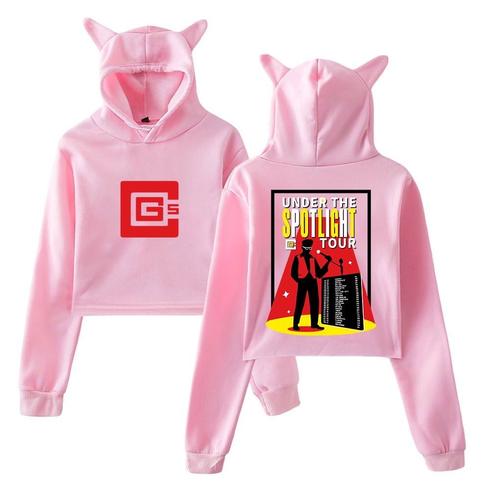 CG5 Merch Under The Spotlight Tour 2025 Streetwear Cat Ears Hoodie Long ...