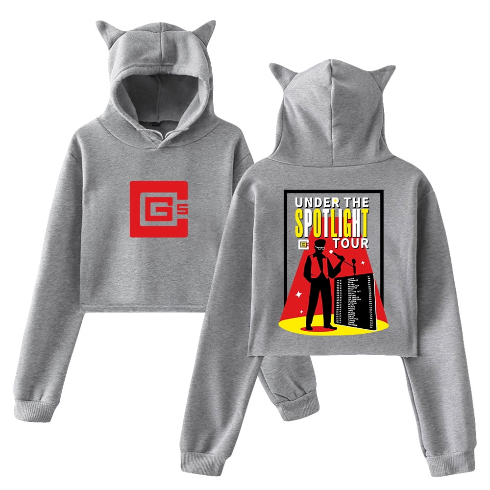 CG5 Merch Under The Spotlight Tour 2025 Streetwear Cat Ears Hoodie Long ...