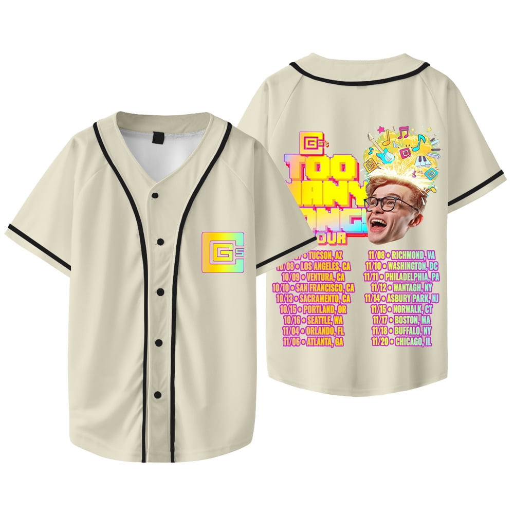 CG5 Too Many Songs Tour Merch Baseball Jacket Cosplay Unisex V-neck ...
