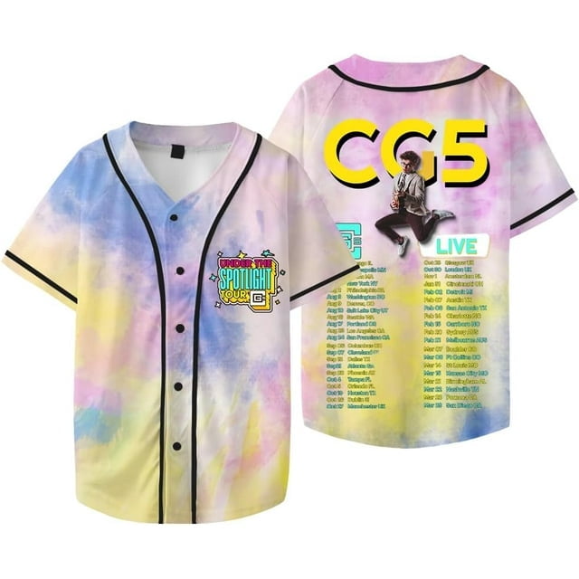 CG5 Under The Spotlight Tour 2025 Baseball Jersey Fashion Short Sleeve ...