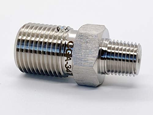 CGA 347 SCBA Breathing Air Compressor SCUBA x 1/4" MNPT Adapter ...