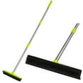 CGACOL Pet Hair Removal Rubber Broom 49 inch Long Handle Carpet Rake ...