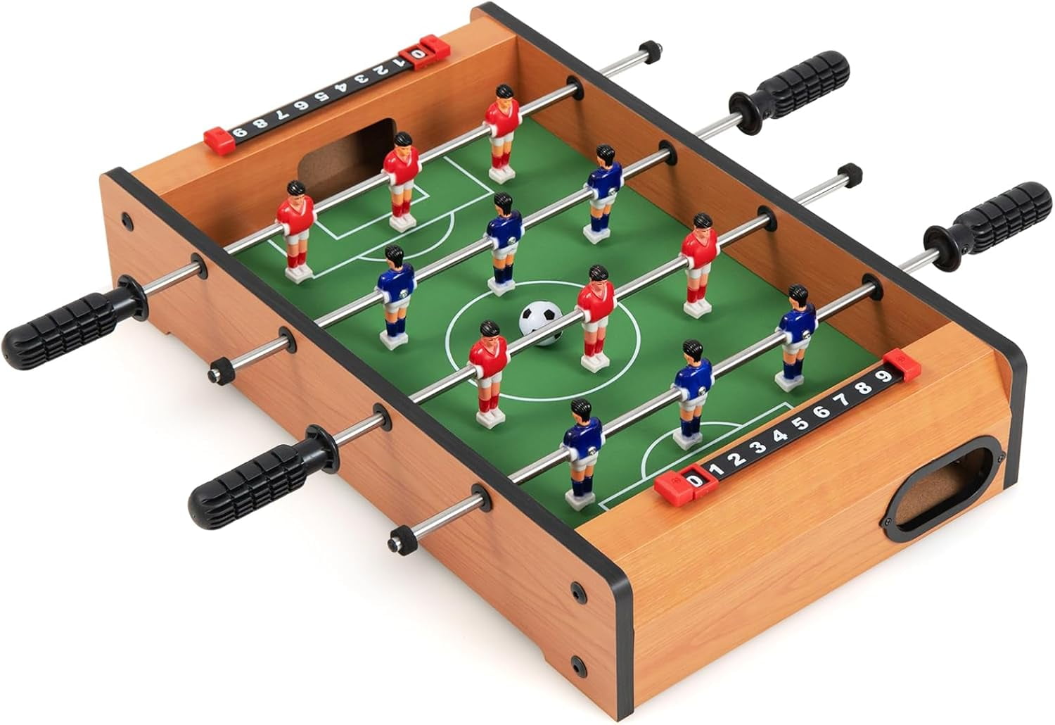 CGDYCF 20inch Wooden Mini Foosball Tabletop Game Set with Steel Rods, 2 ...