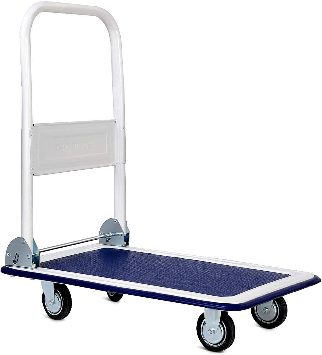 CGDYCF Folding Push Cart Dolly, Rolling Platform Cart for Garage ...