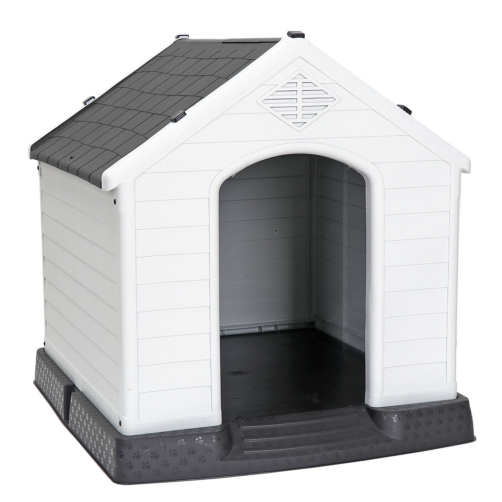 CGDYCF Indoor Outdoor Waterproof Dog House Shelter with Air Vents, Eco ...