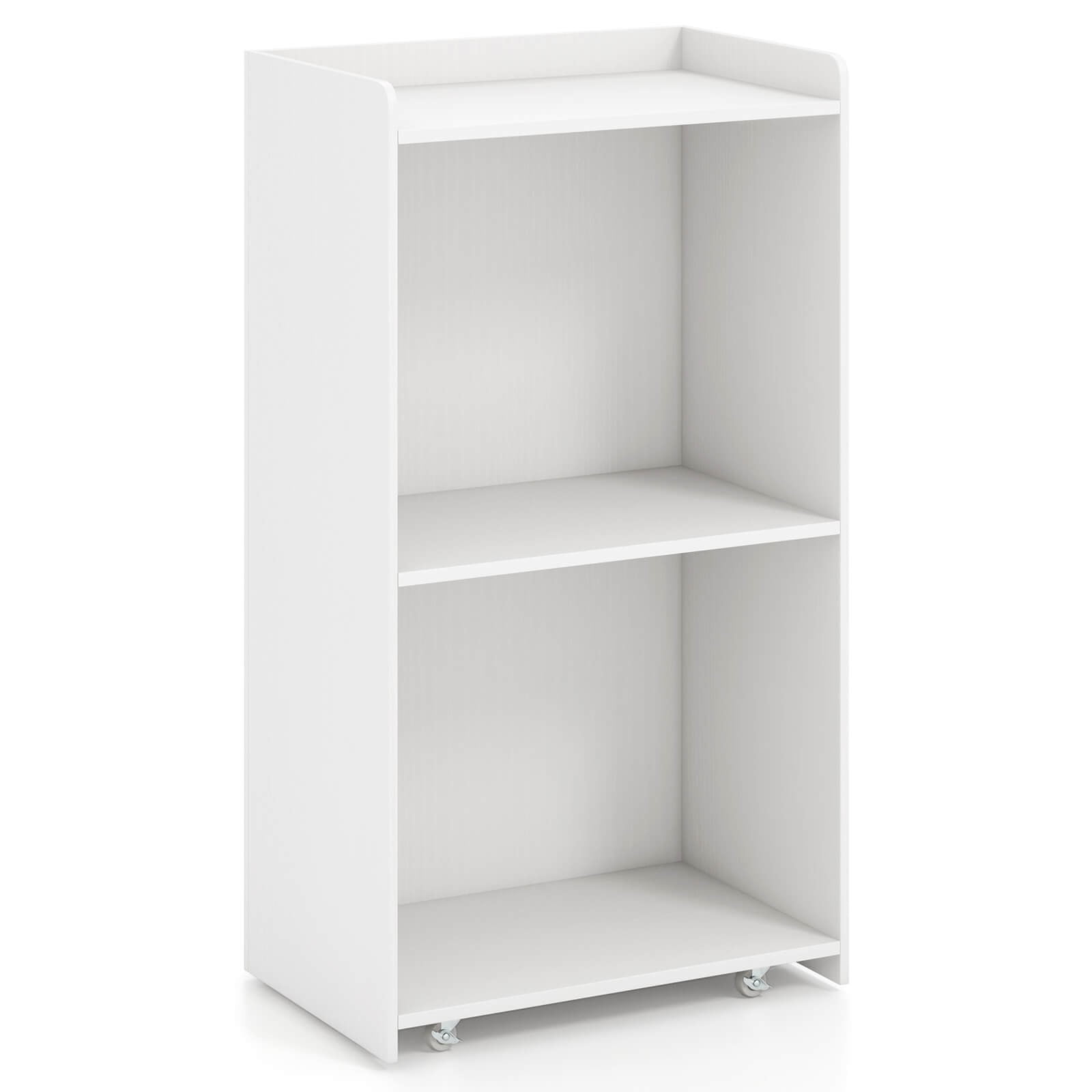 CGDYCF41 inch lectern - with two storage shelves, laptop cart, four ...