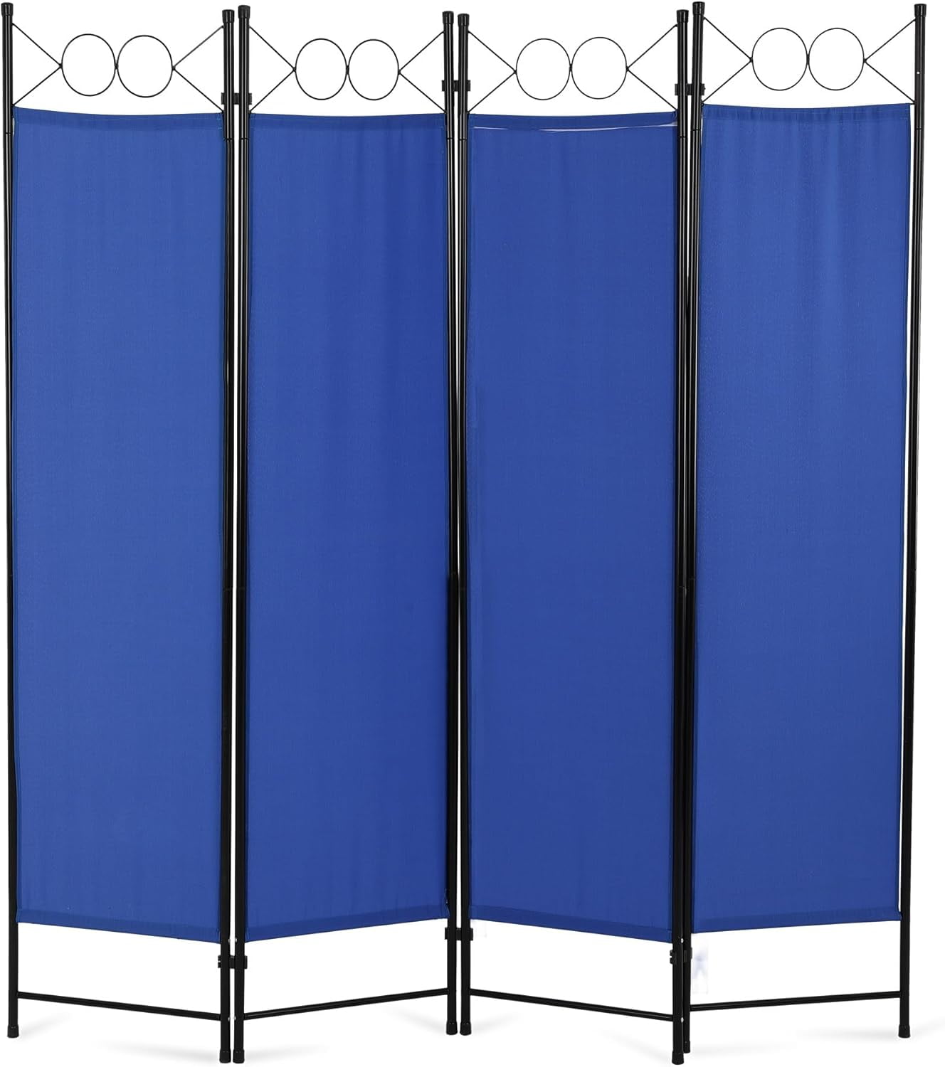 CGDYCF6-foot high 4-panel screen partition, reinforced steel frame ...