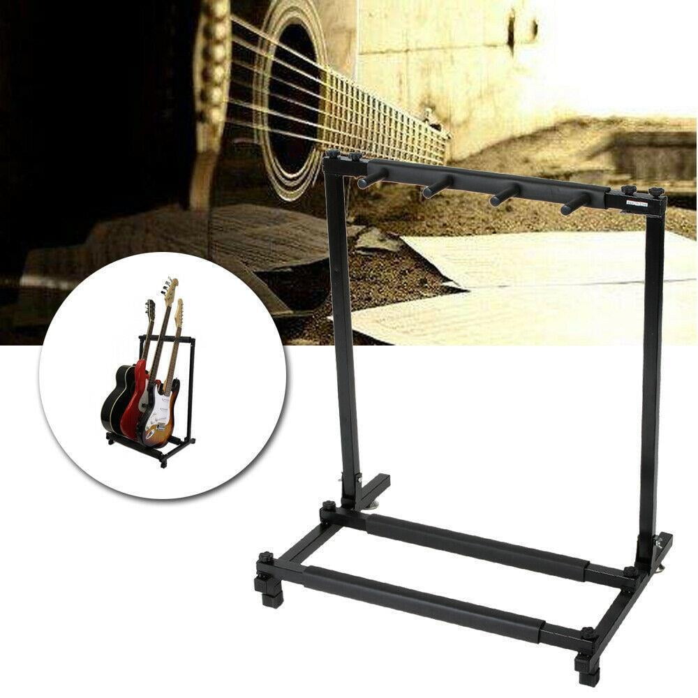 CGDYCFNew Adjustable Height Iron Three Fold Multi Guitar Stand - Multi ...