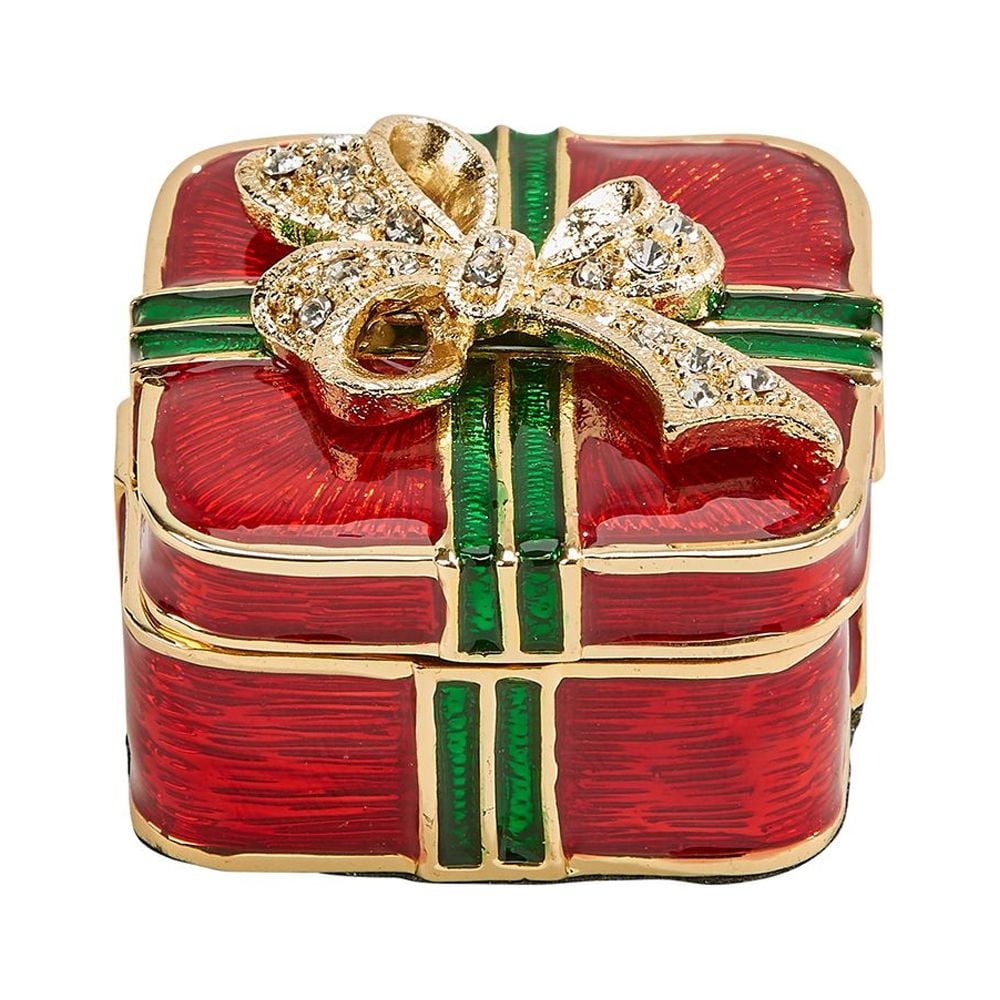 CGI Red/Green Gift Trinket Box 1 x 1.5 x 1.5. - Walmart.com