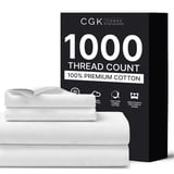 CGK Unlimited 4-Piece 1000 Thread Cotton Sheet Set - King - Walmart.com