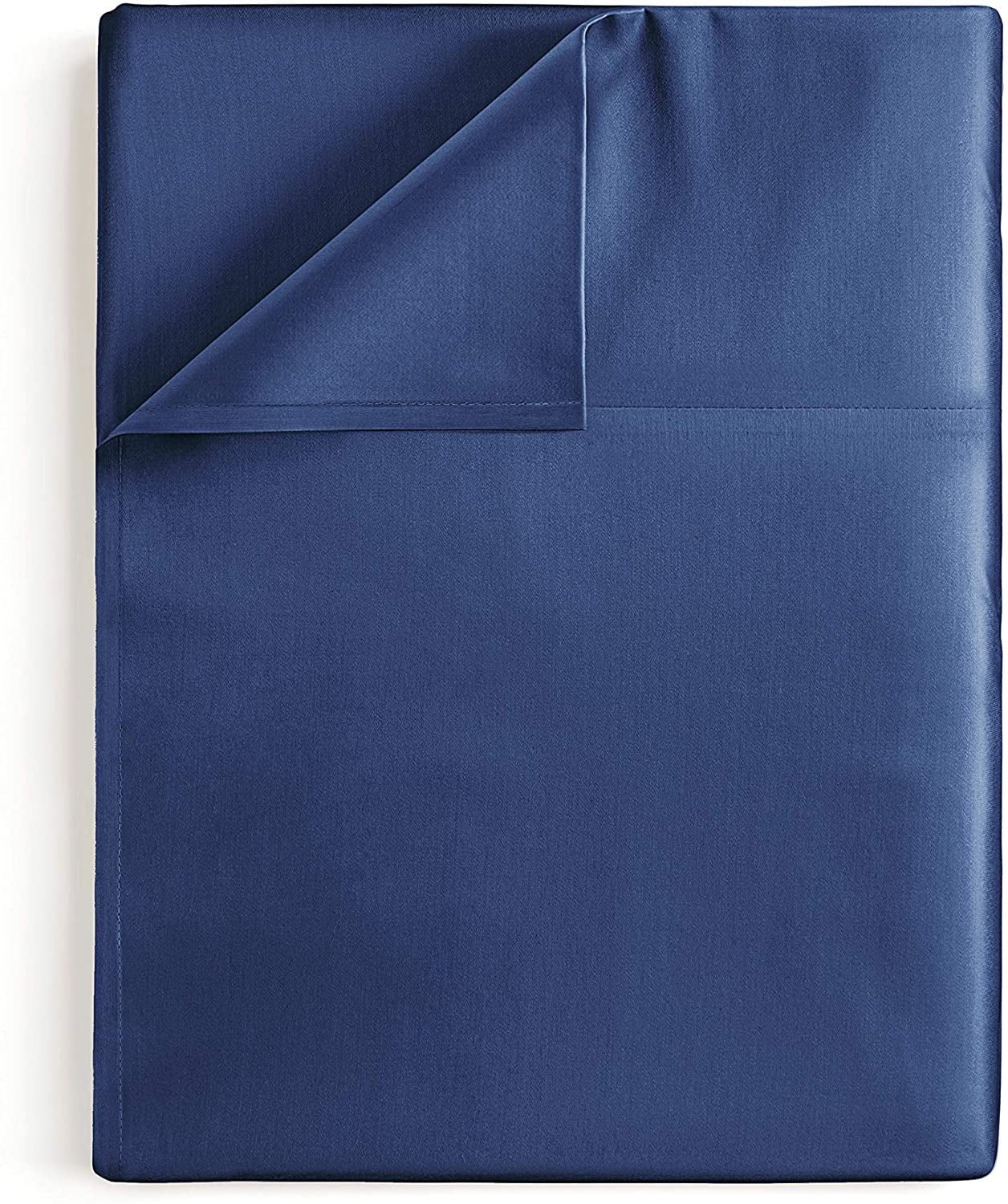 CGK Linens 400 Thread Count Single Flat Sheet Only - Full Size Soft 100 ...