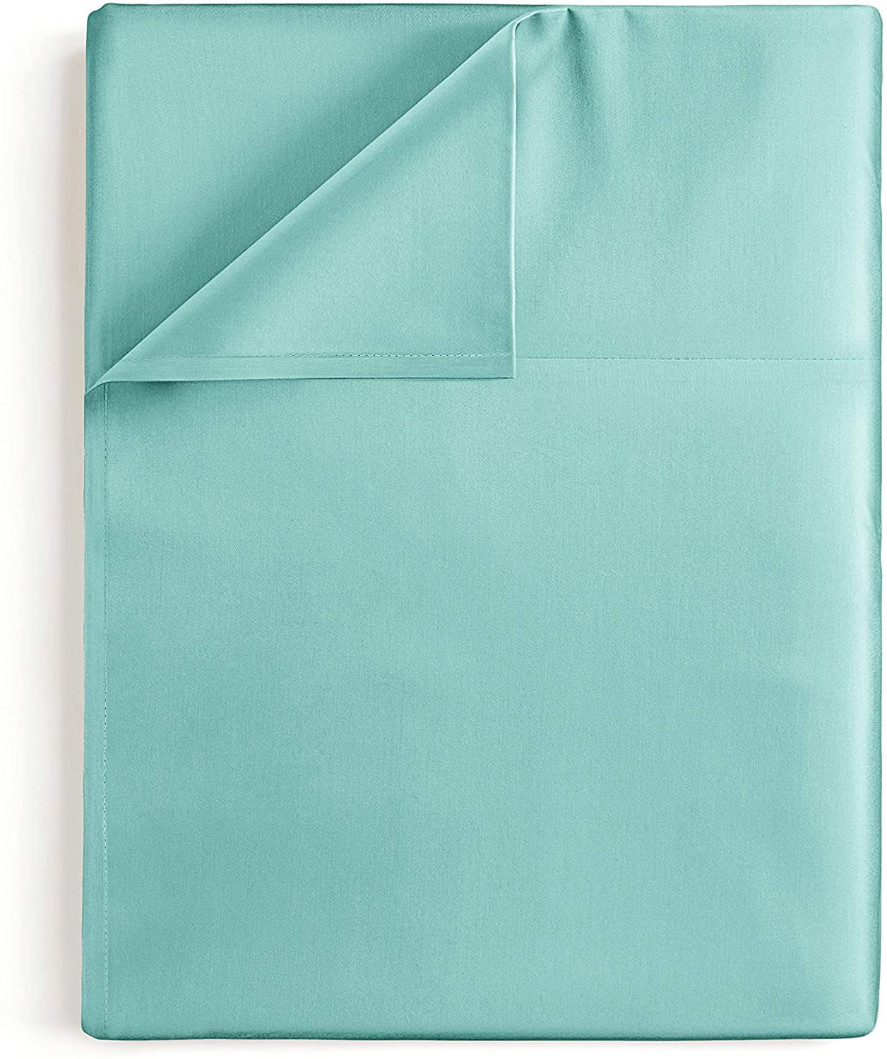 CGK Linens Hotel Luxury Single Flat Sheet Only - Twin Size Extra Soft ...
