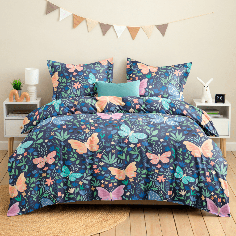 CGK Linens Kids Duvet Cover Set with Matching Pillowcases - Full Size ...