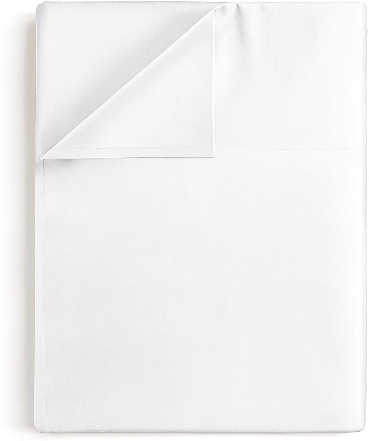 Cgk Linens Single Cotton Flat Sheet Top Sheet 400 Thread Count Full