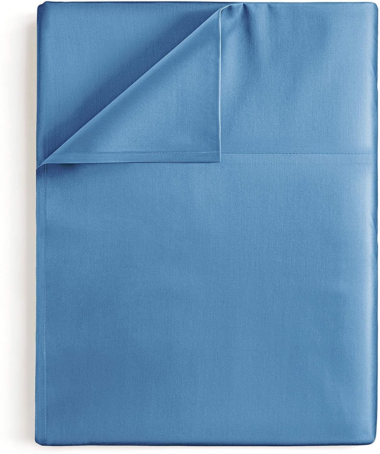 CGK Linens Hotel Luxury Single Flat Sheet Only - Twin Size Extra Soft ...