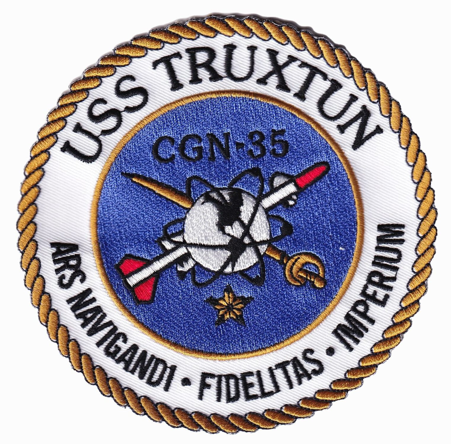 CGN-35 USS Truxtun Patch - With Hook and Loop, 4.5 - Walmart.com