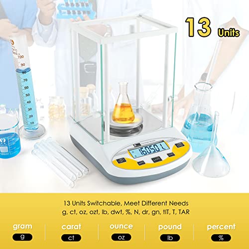 CGOLDENWALL Digital Analytical Balance High Precision Scale Digital ...
