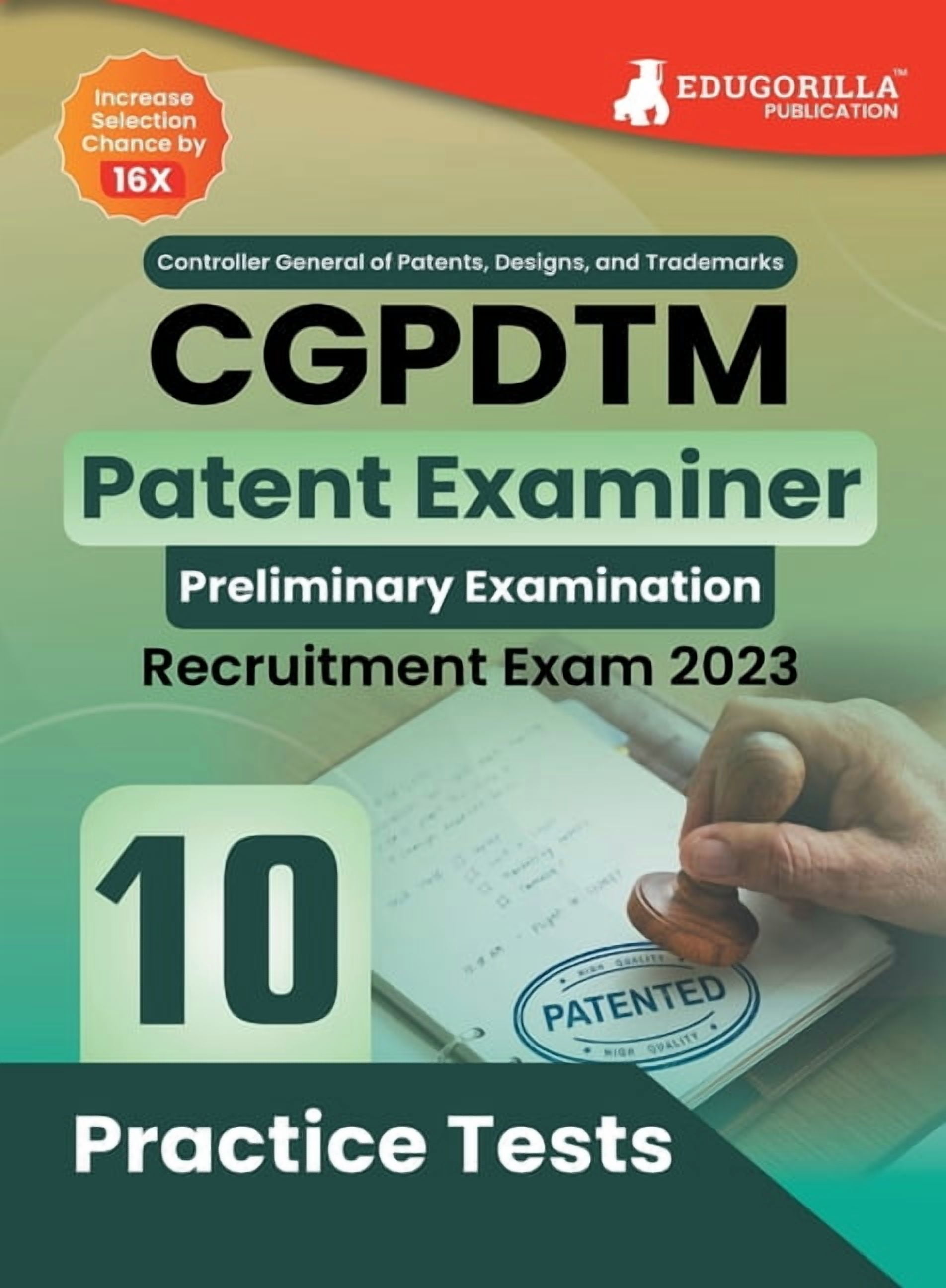 CGPDTM Patent Examiner Exam Book 2023 - Controller General of Patents ...