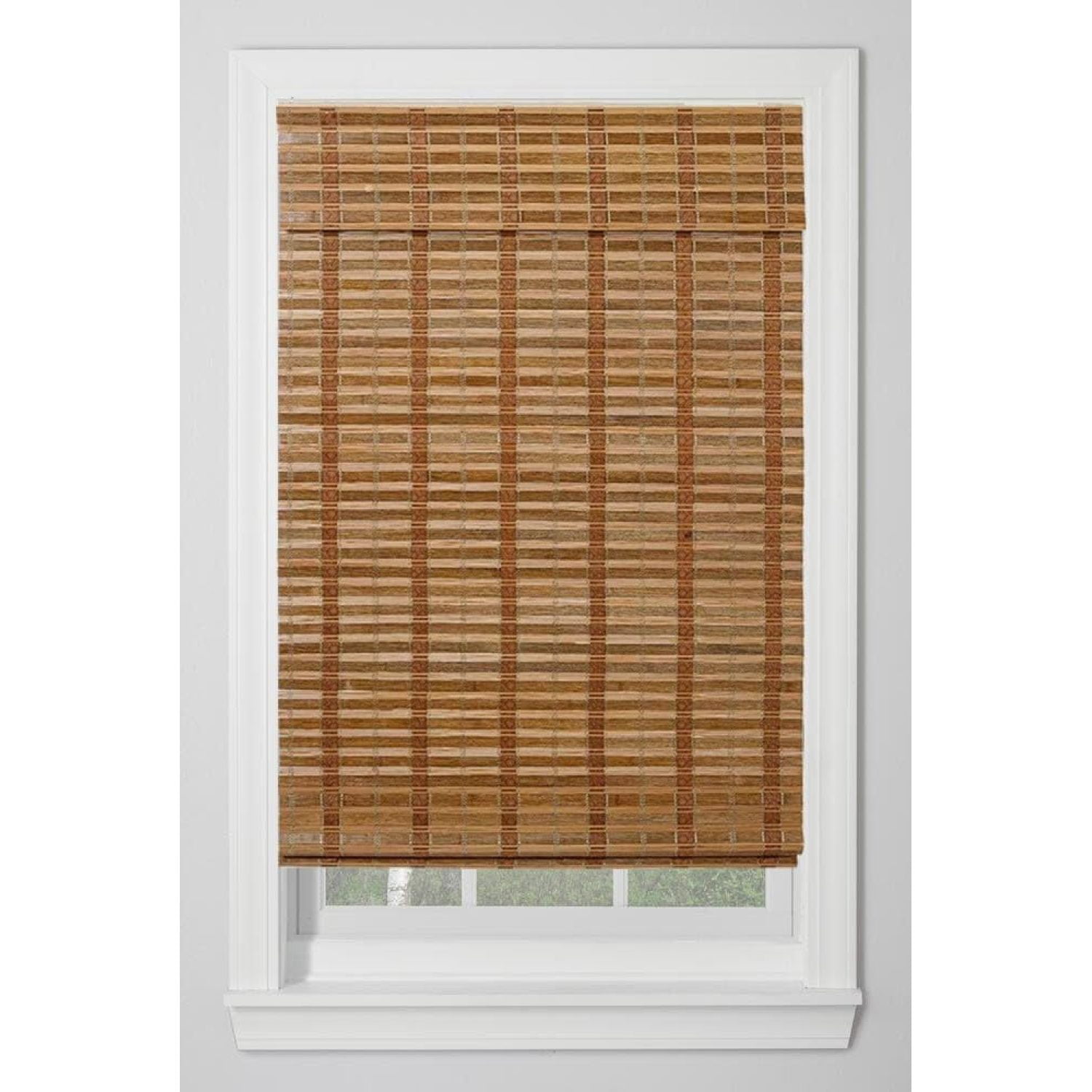 CGRP Cordless Bamboo Window Blind Sun Shade, Light Filtering Roman ...