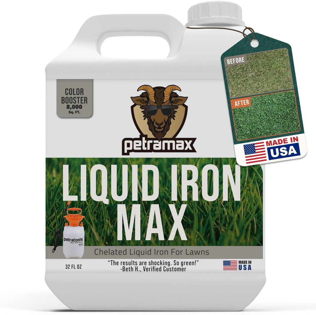 CGRPTools Liquid Iron For Lawns - Chelated Iron, Liquid Iron for Plants ...