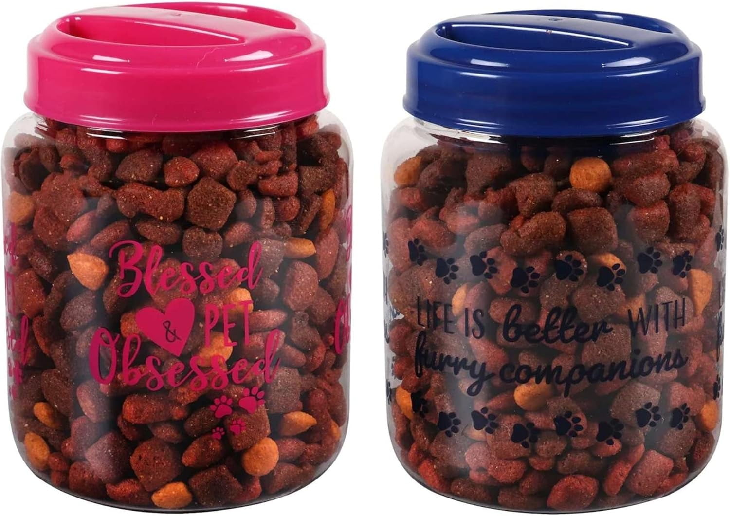 CGT BPA-Free Plastic Airtight Dog Cat Pet Treat & Food Storage ...