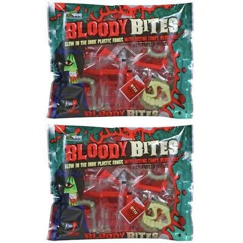 CGT Bloody Bites Oozing Candy Blood Bags Watermelon Flavored Vampire ...
