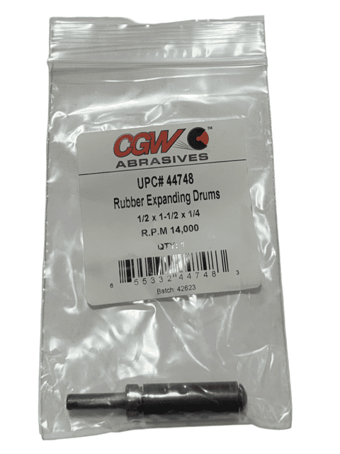 CGW 1/2" x 1-1/2" x 1/4" Rubber Expanding Drum 44748 - Walmart.com