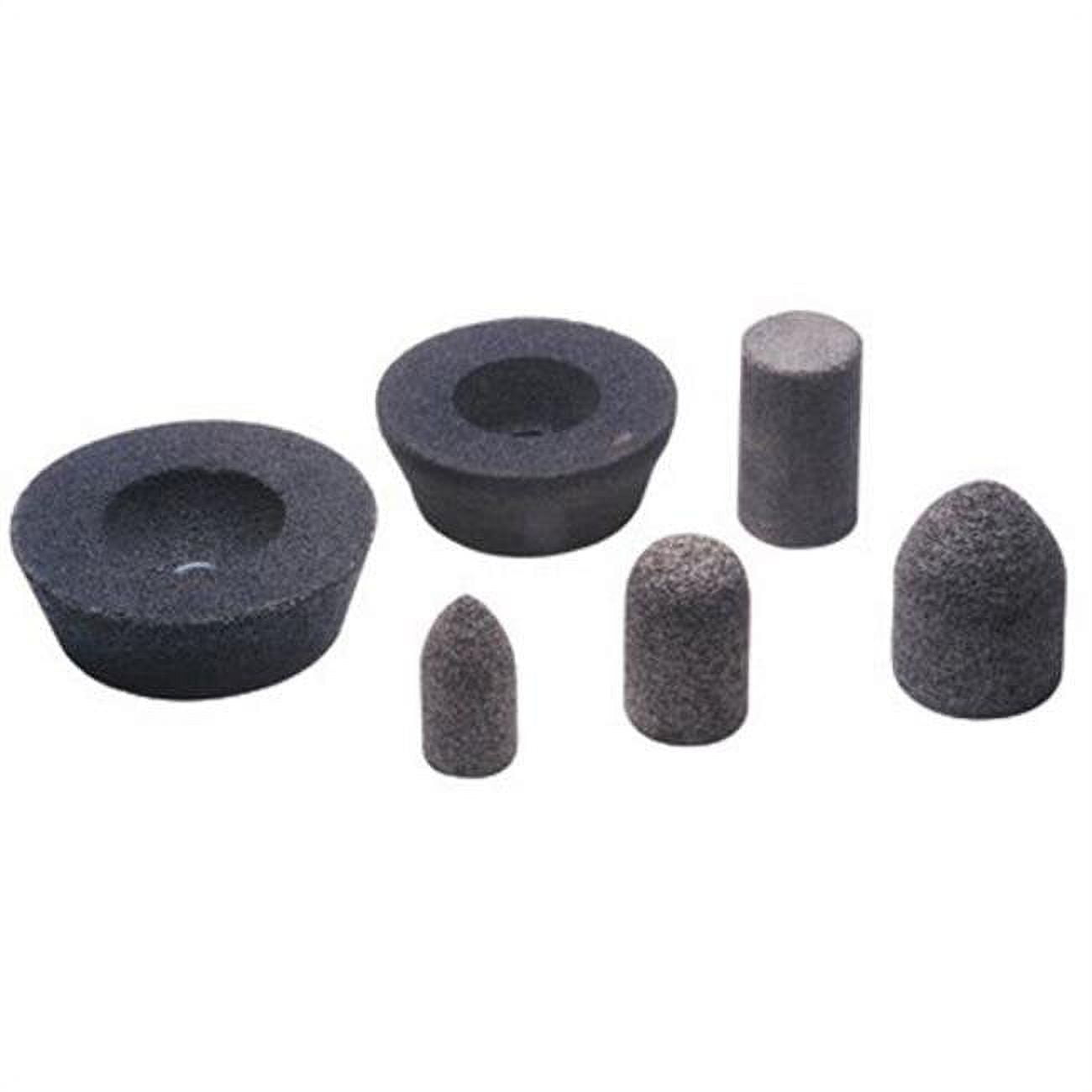 CGW Abrasives Resin Cones and Plugs, 2 1/2 in Dia, 3 in Thick, 24 Grit ...