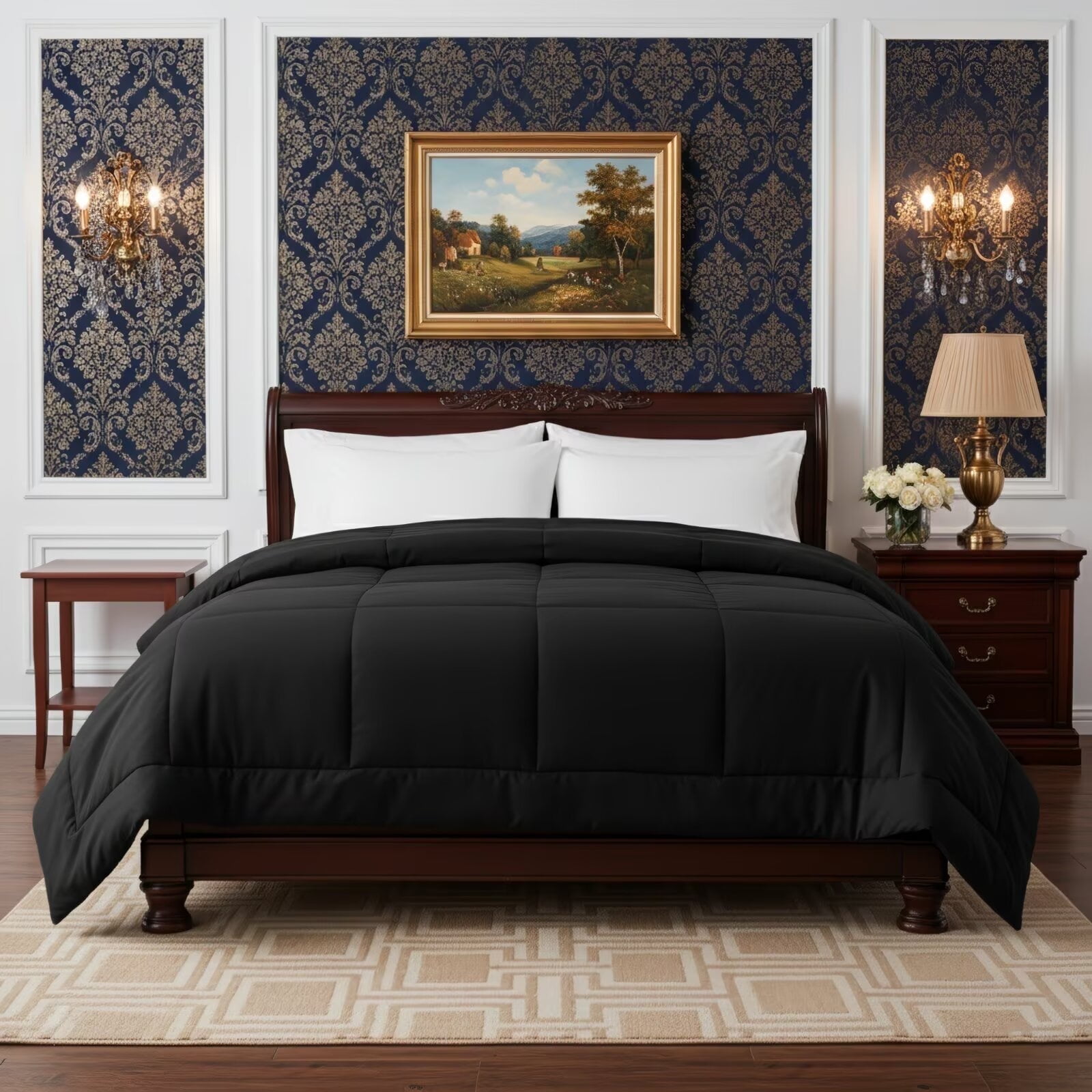 CGW Queen Comforter Duvet Insert, All-Season Quilted Down Alternative ...