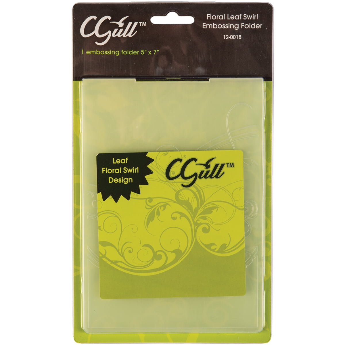CGull Embossing Folder 5"X7"-Floral Swirl, Pk 3, C-Gull - Walmart.com