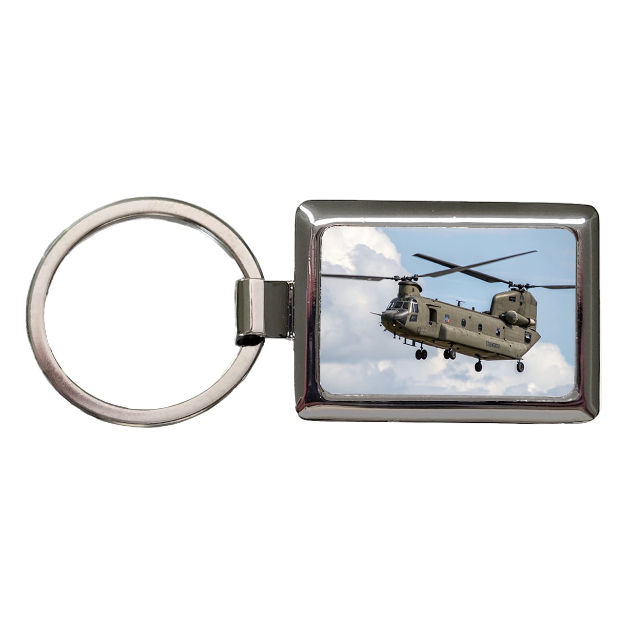 CH-47 Chinook Heavy-Lift Helicopter Metal Rectangle Keychain - Walmart.com
