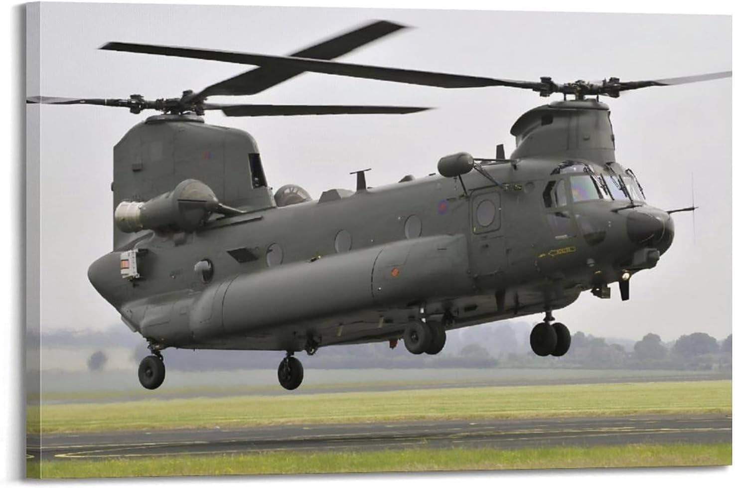 CH-47 Chinook Transport Helicopter Poster US Aircraft Picture Living ...