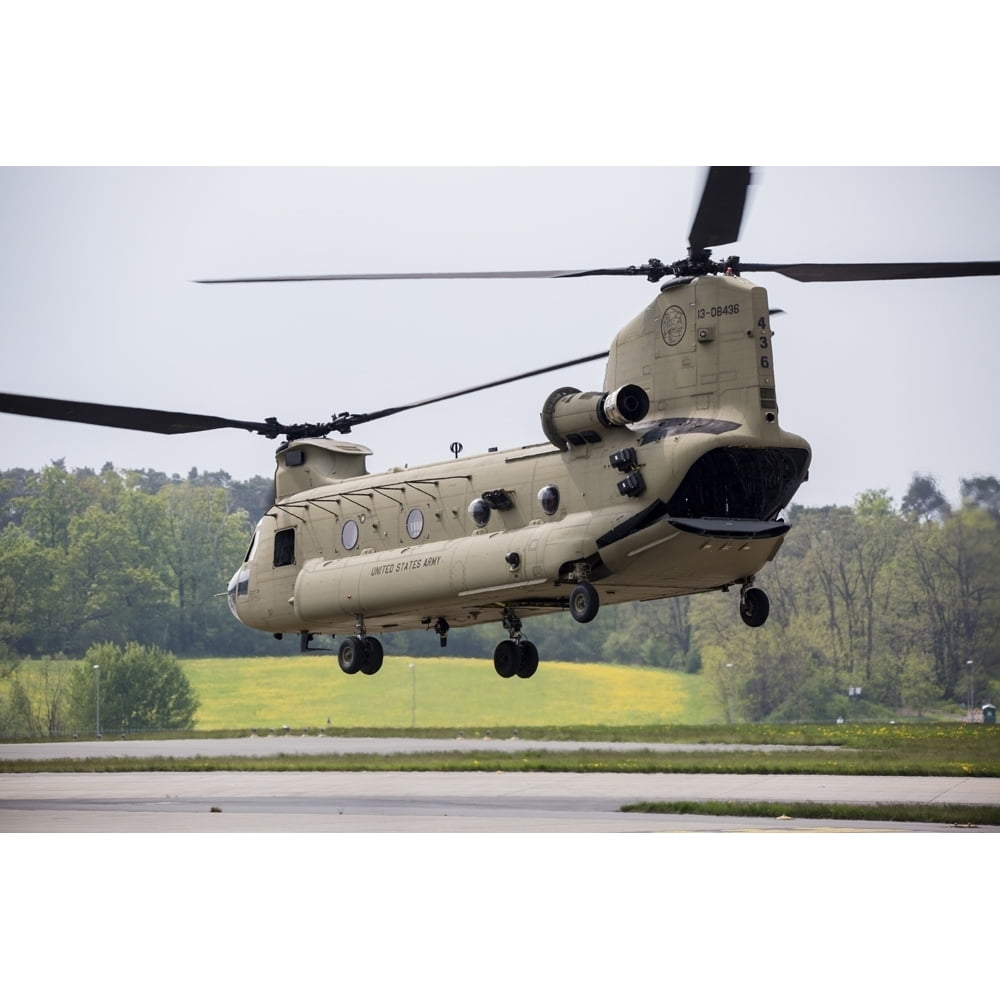 CH-47F Chinook of U.S. Army Europe departing Berlin Germany. Poster ...