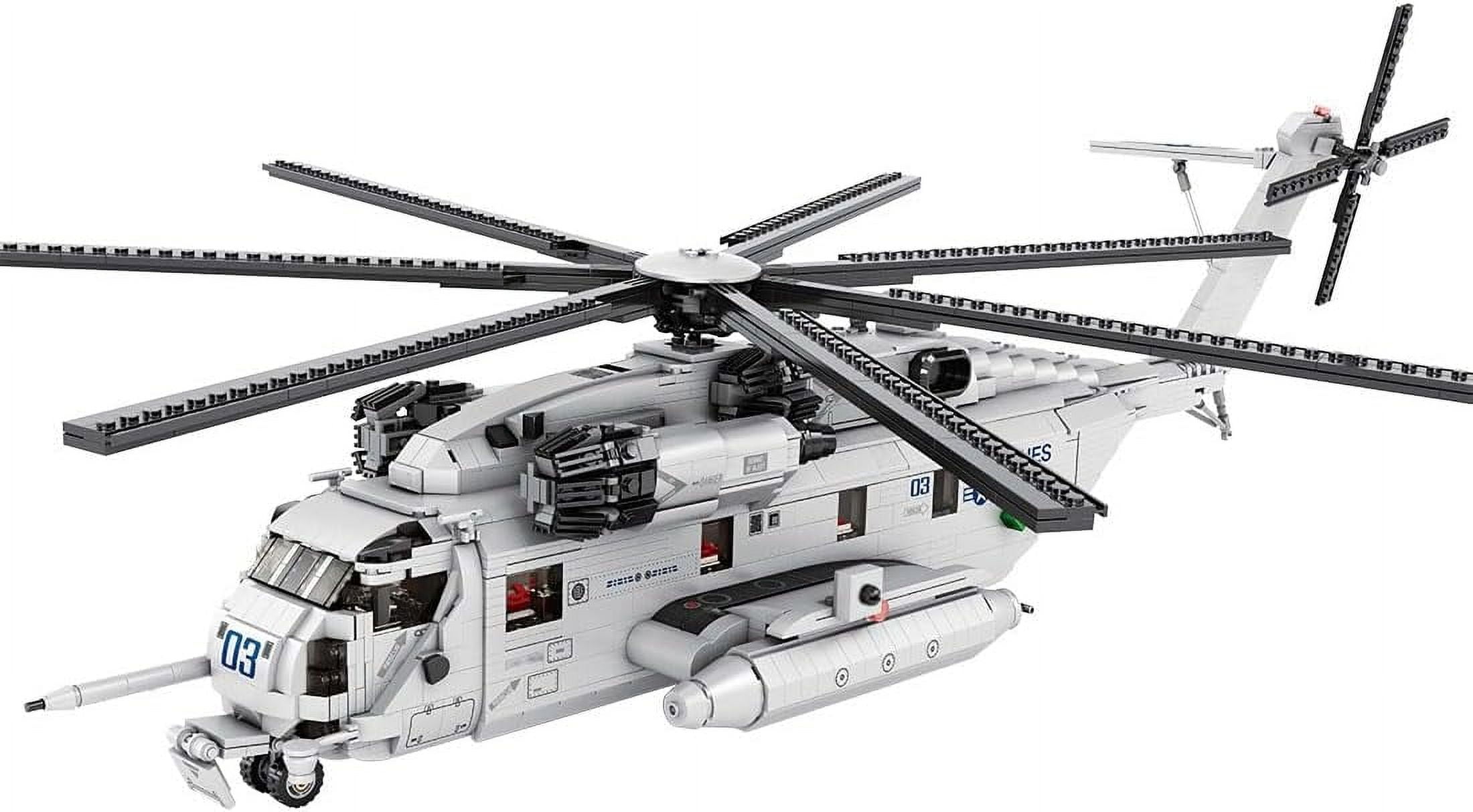 CH-53E Super Stallion Millitary Helicopter Building Blocks, 1:35 Scale ...