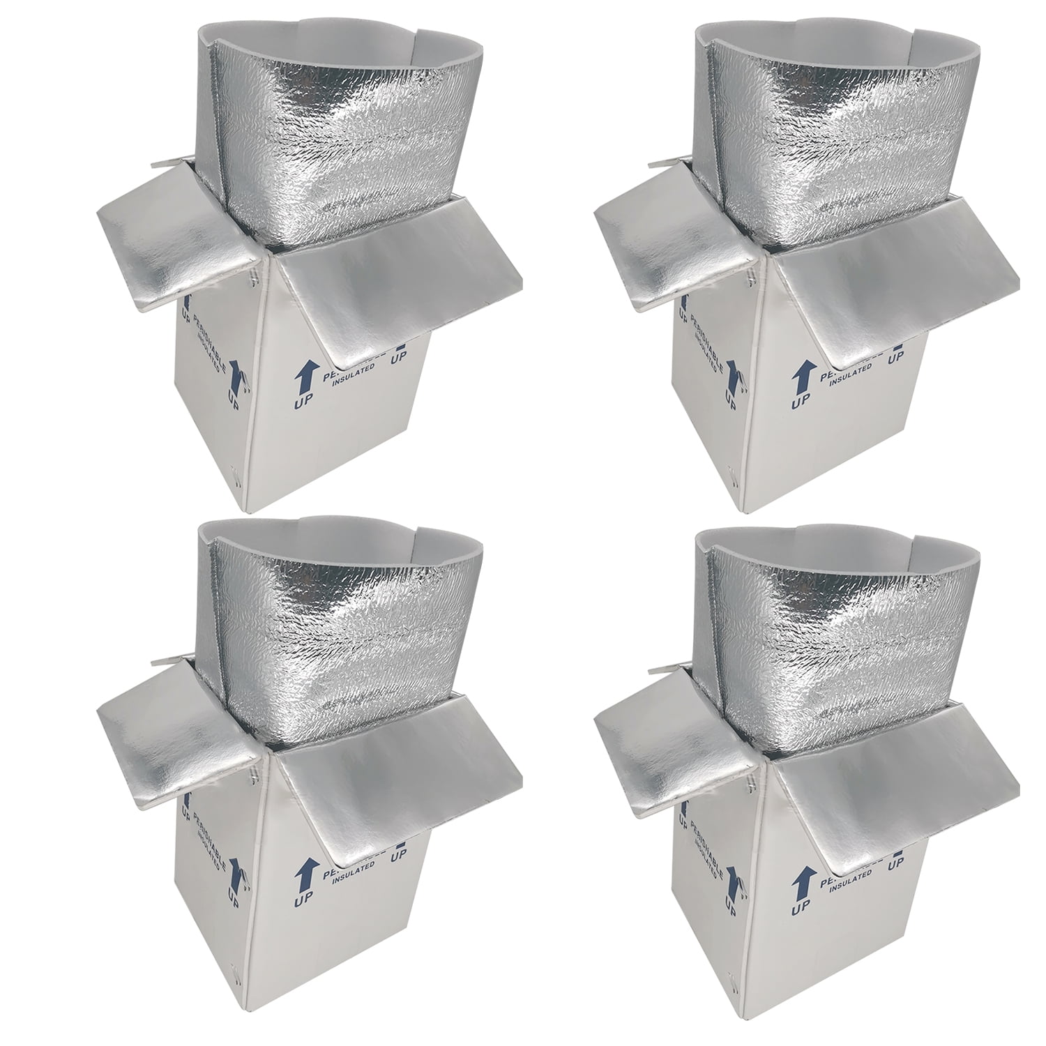 CH-BOX Insulated Shipper, 4 Pack 7''x6''x10'' for Food, Breast Milk ...